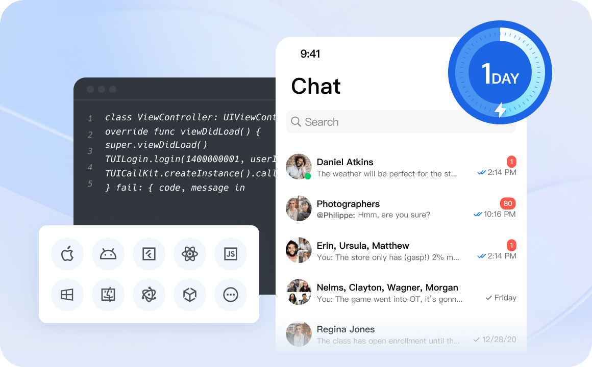 Chat SDK & UI Kit for Web and App - Tencent RTC