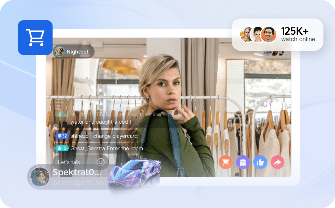 Retail Ecommerce Solutions - Tencent RTC