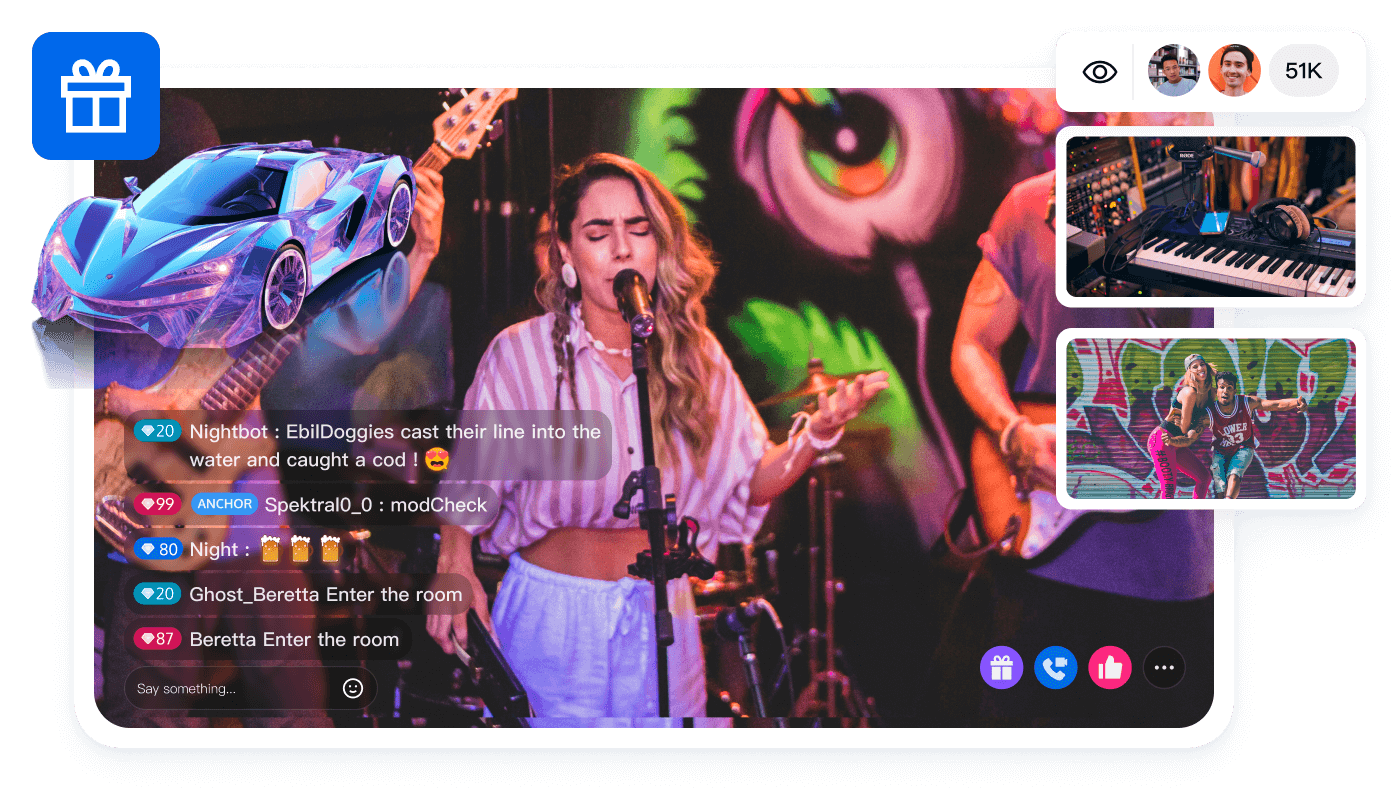 Live Streaming SDK with UIKits & API for Video/Voice - Tencent RTC